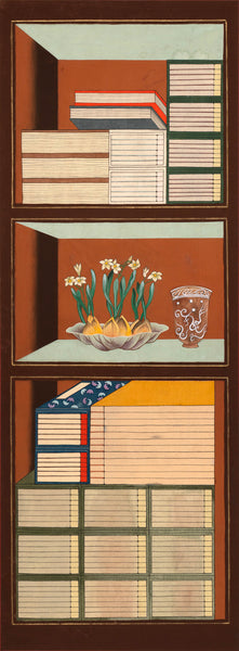 Traditional Korean Bookcase D Art Print – Krane Home