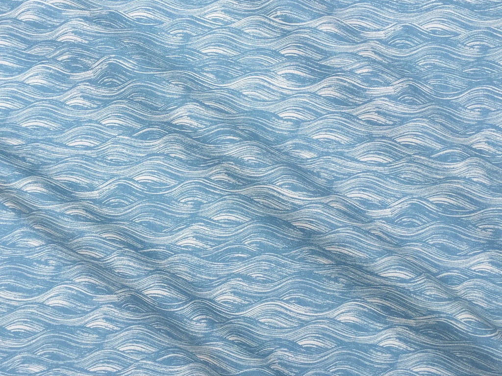wave pattern fabric design
